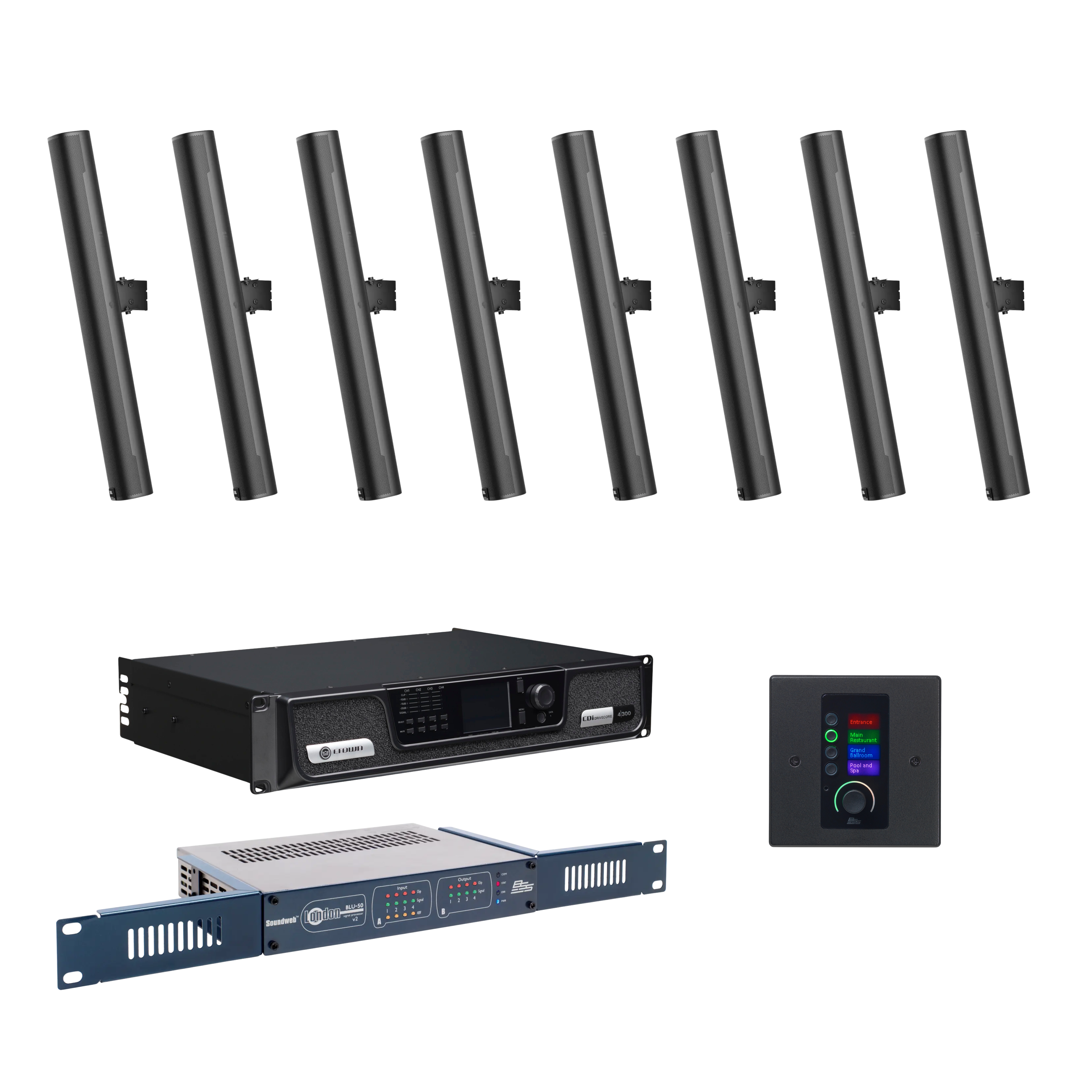 Harman Professional House of Worship Audio System - Silver Bundle ...
